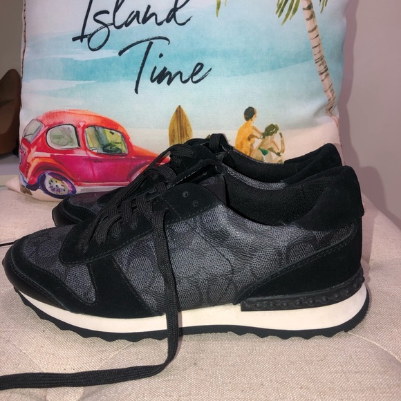 Coach | Shoes | Coach Moonlight Signature Embossed Fashion Blacksmoke ...